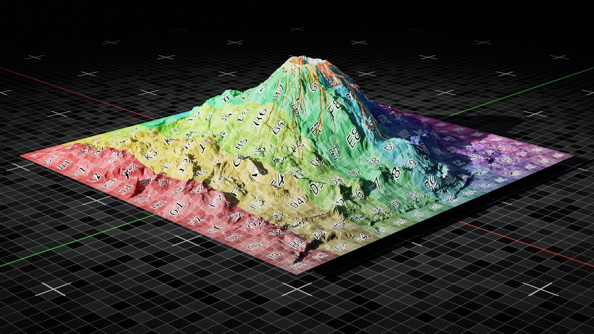 Volcano version 2 3D model | CGTrader
