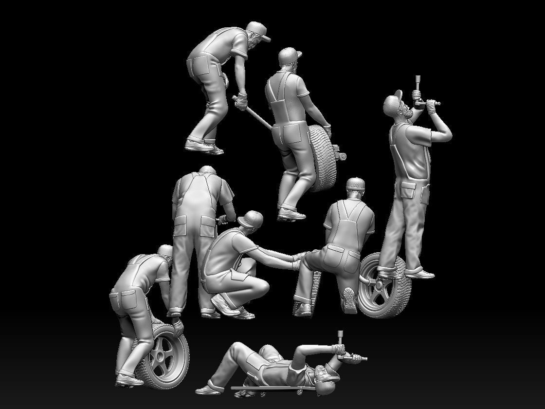 auto repair shop 3D model 3D printable | CGTrader