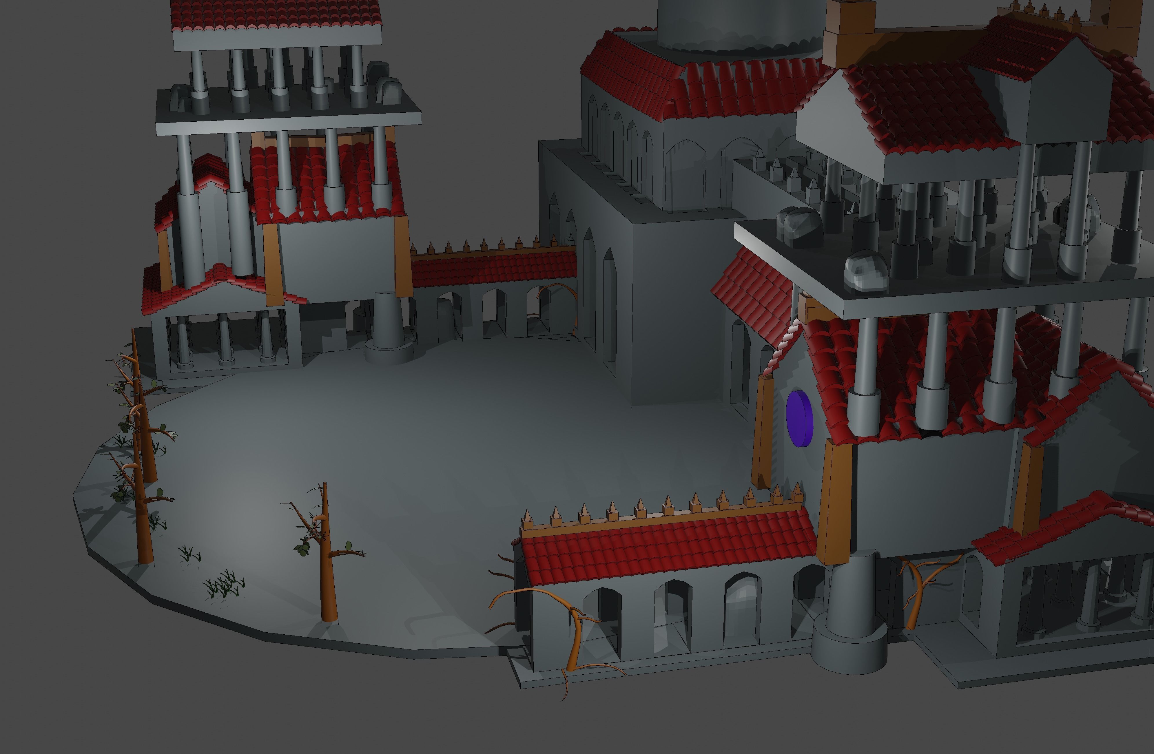 CASTILLO ROMANO 3D model | CGTrader