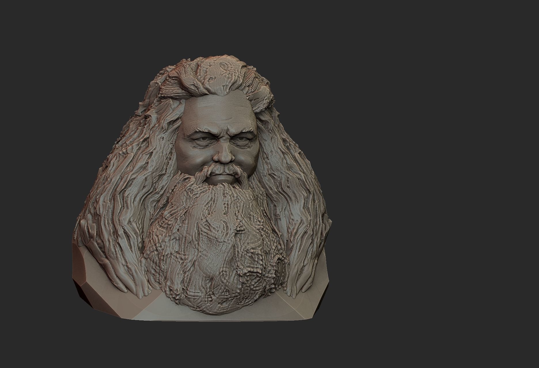 Rubeus Hagrid 3D model 3D printable | CGTrader