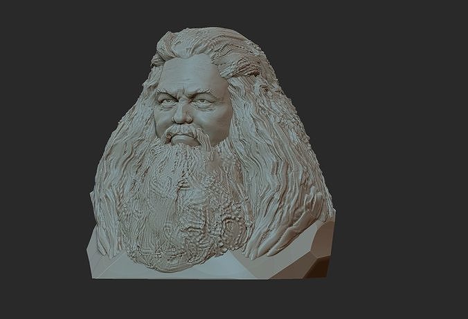 Rubeus Hagrid 3D model 3D printable | CGTrader