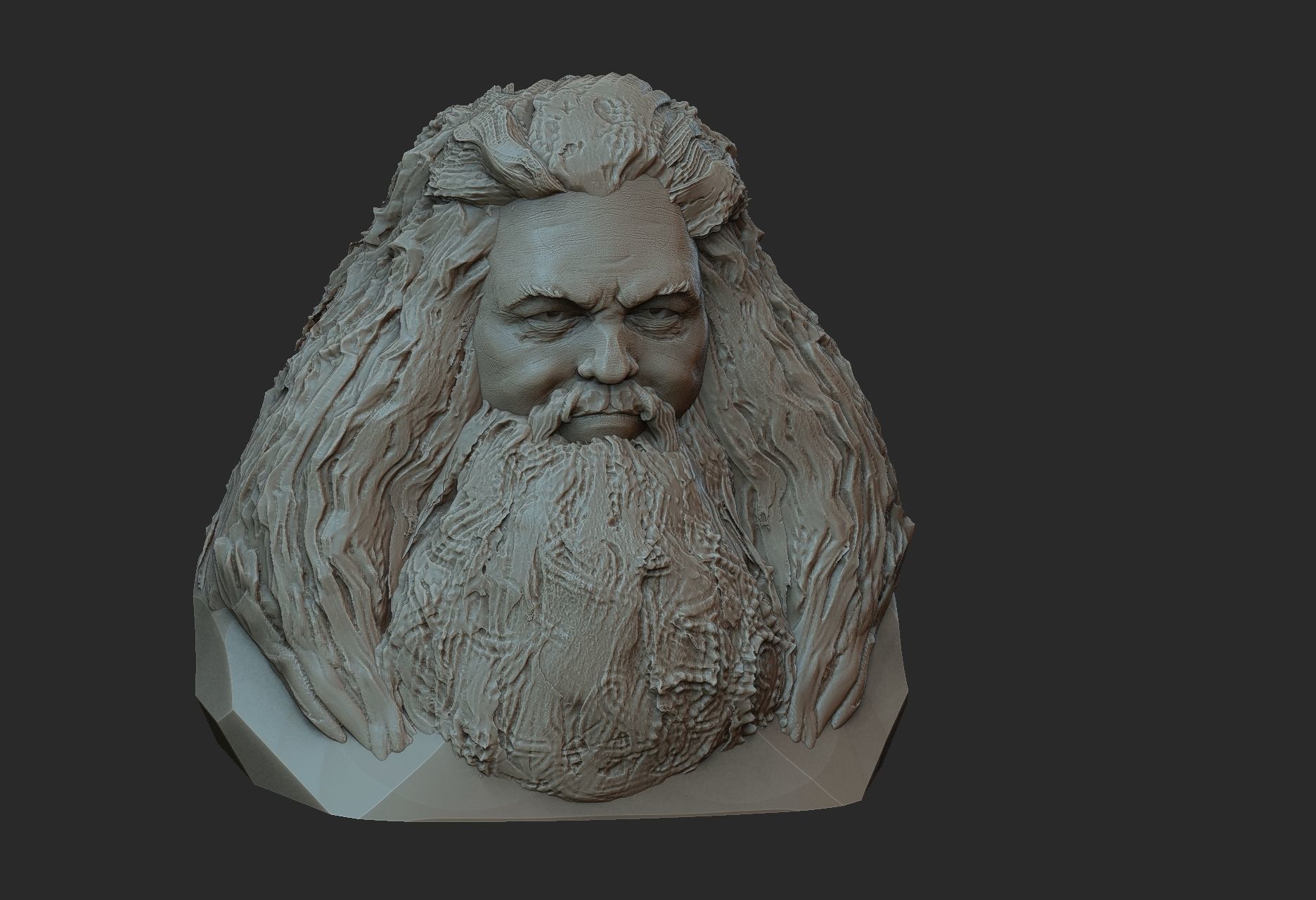 Rubeus Hagrid 3D model 3D printable | CGTrader