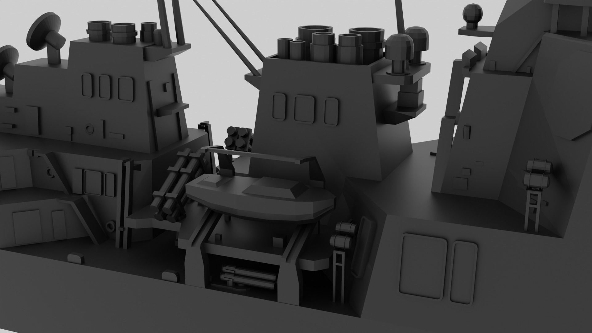 JS Ashigara - Model for small scale printing 3D model 3D printable | CGTrader
