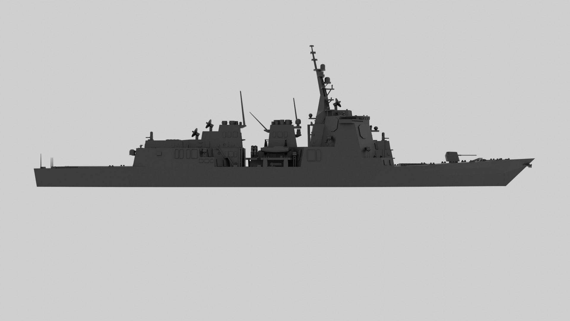 JS Ashigara - Model for small scale printing 3D model 3D printable ...