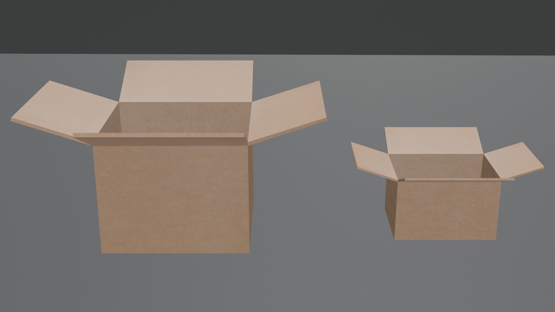 Two boxes free VR / AR / low-poly 3D model | CGTrader