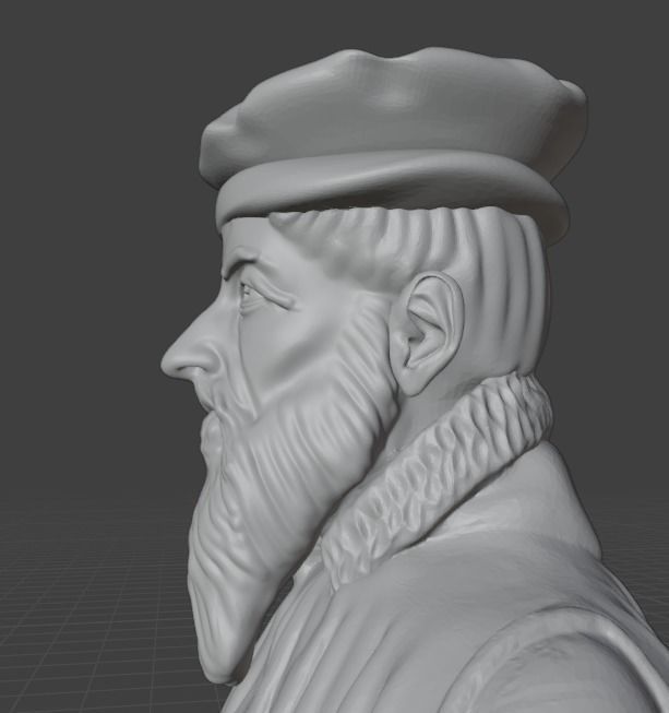 Gerardus Mercator 3D model 3D printable | CGTrader