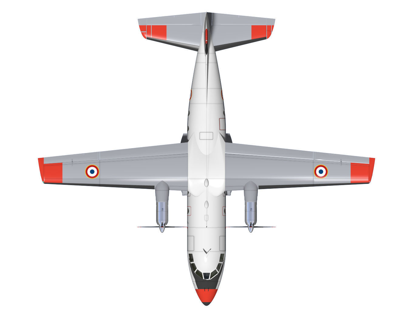 Nord-Aviation Nord 262 fregate 3D model | CGTrader