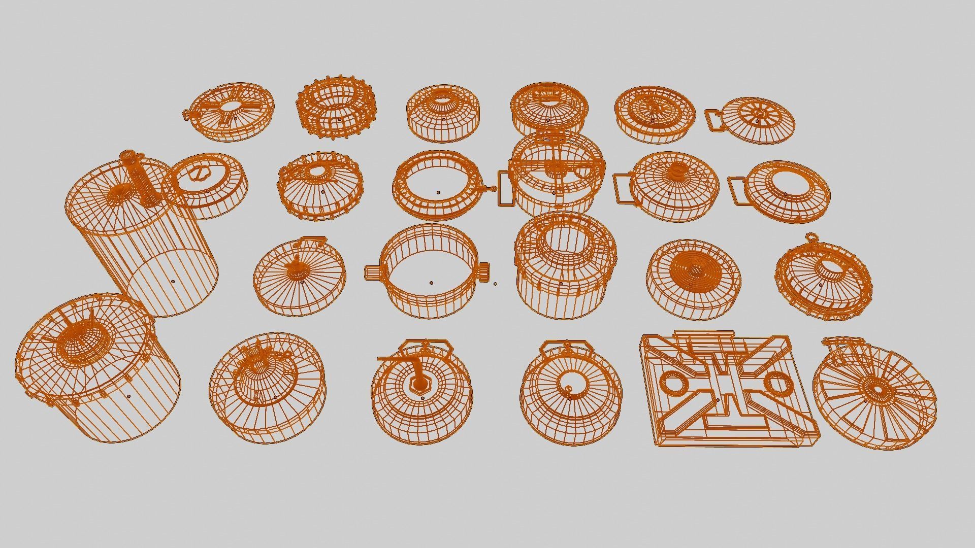Land Mine Pack 24 Models free VR / AR / low-poly 3D model | CGTrader