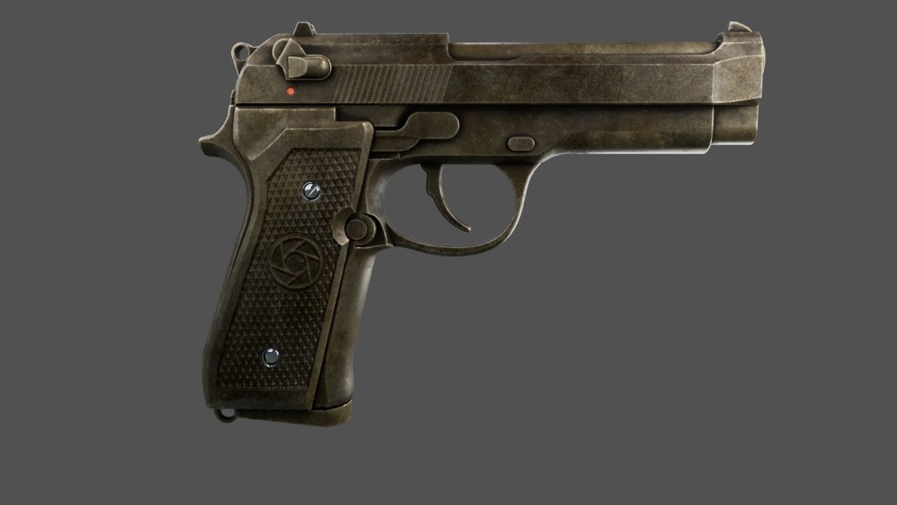 3D model T75 pistol 3D model with PBR texture VR / AR / low-poly | CGTrader