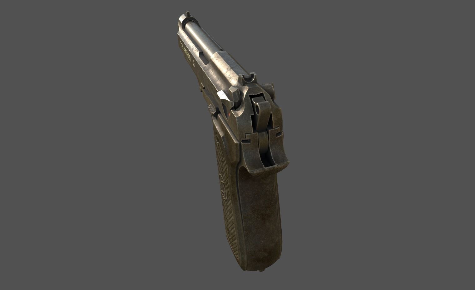 3D model T75 pistol 3D model with PBR texture VR / AR / low-poly | CGTrader