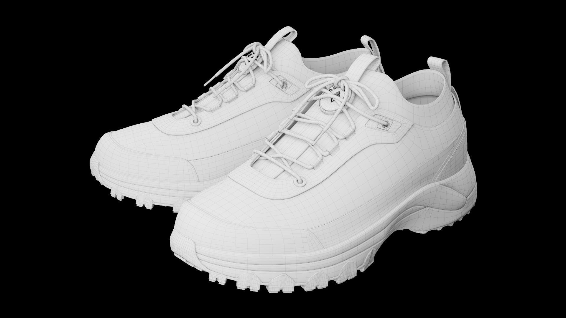 3D model MontBell Tracking Shoes VR / AR / low-poly | CGTrader