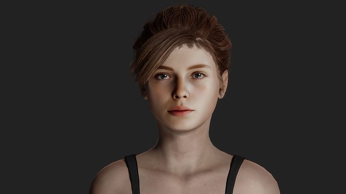 Summer Chic University Student 3D model | CGTrader