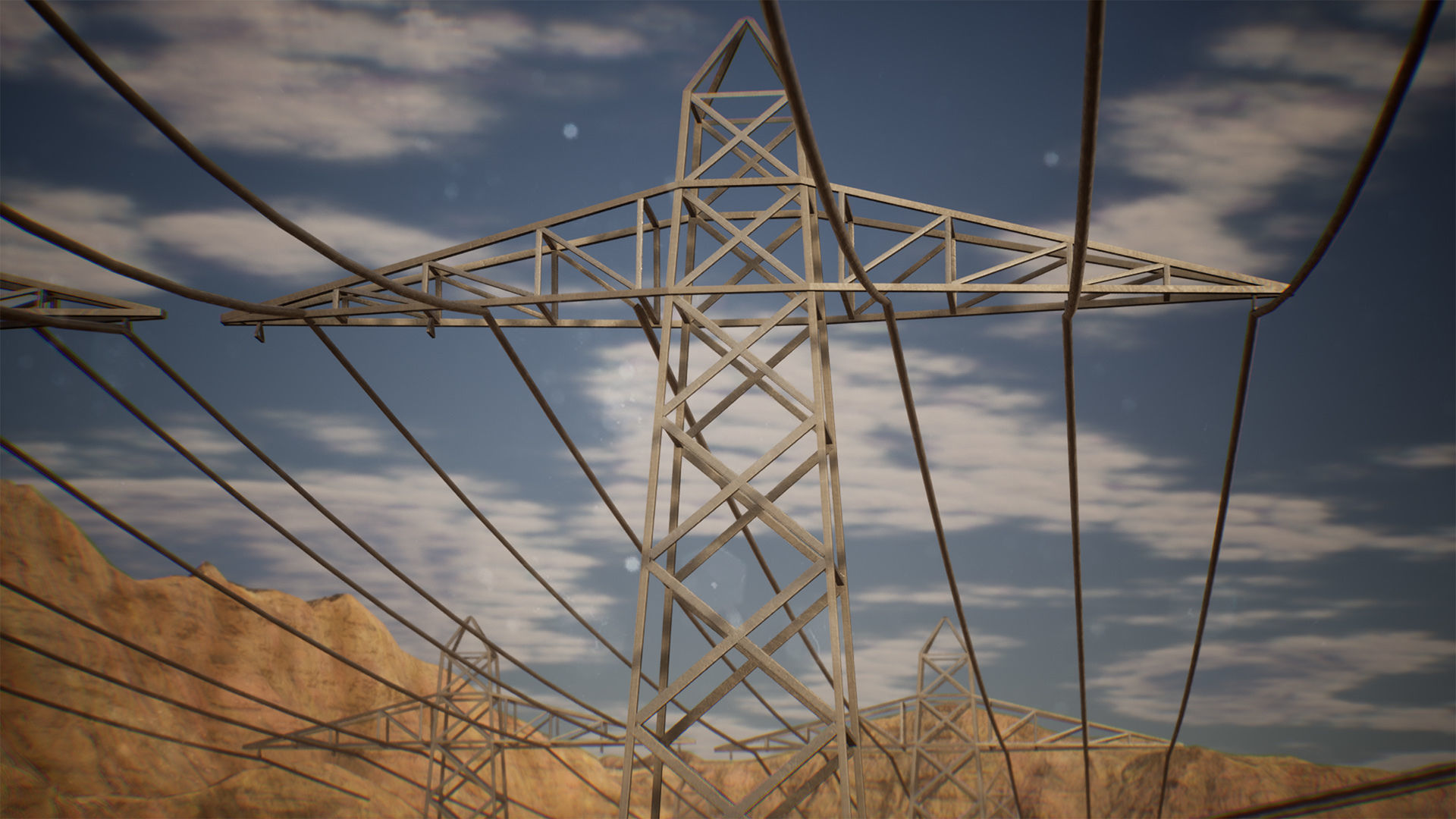 3D model Electrical Substation 34 Assets VR / AR / low-poly | CGTrader