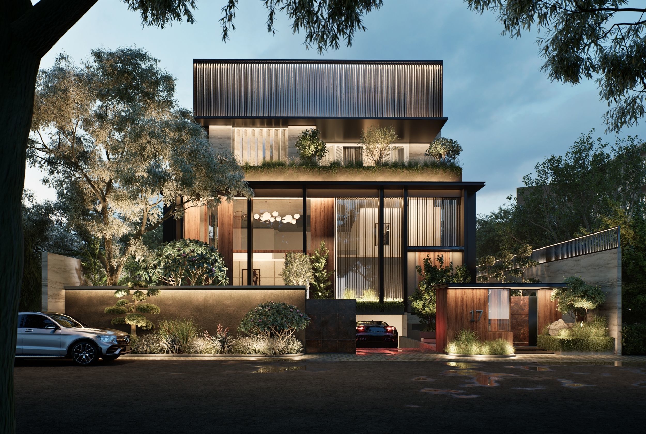 Residence 17 Sketchup 3D Model and D5 Render Module 3D model | CGTrader