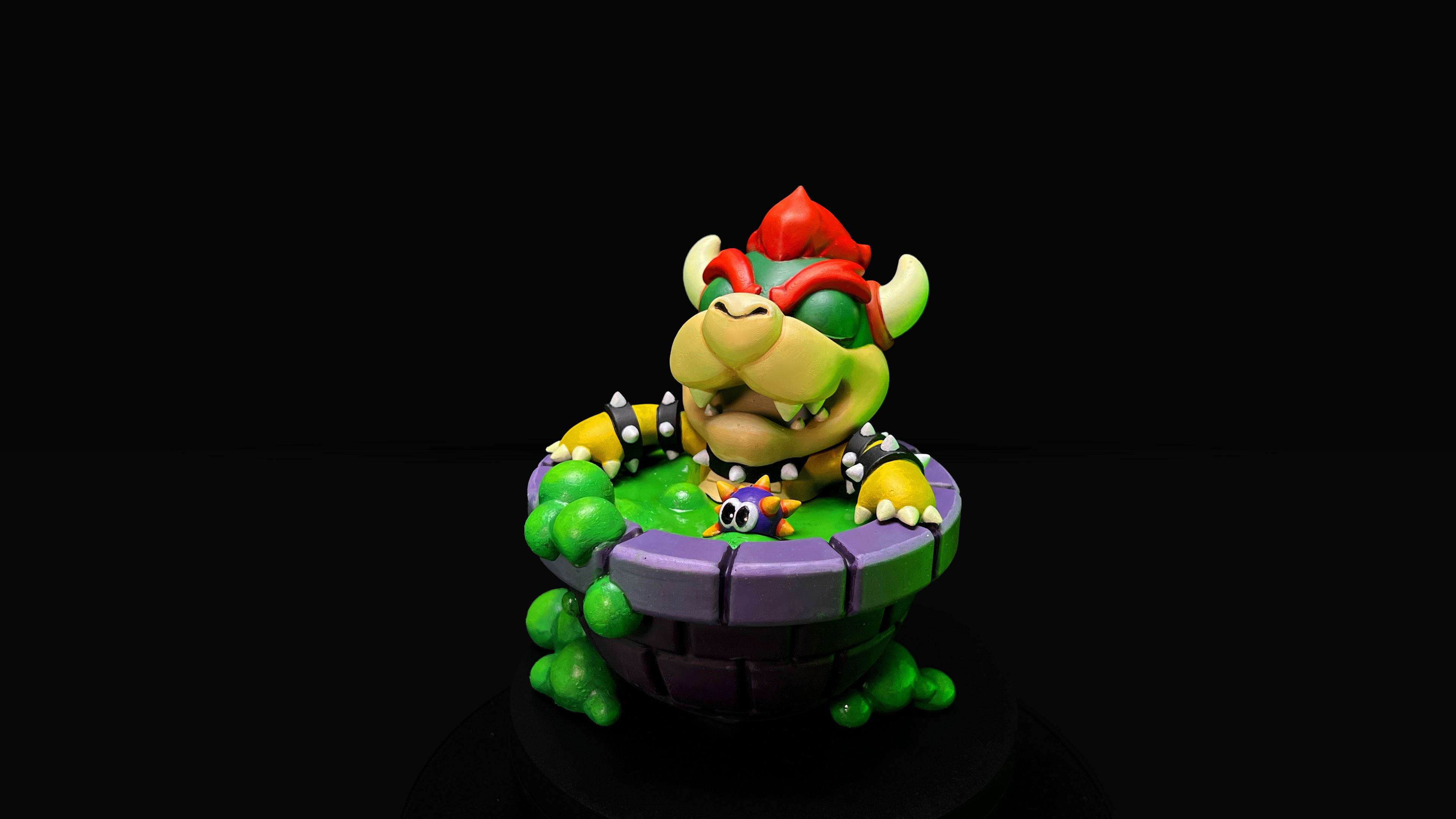 Chibi Bowser 3D model 3D printable | CGTrader