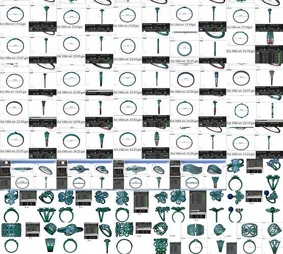 280 Pcs 3dm File Bracelets Pack Jewellery Set Collection Pack 3D model 3D printable | CGTrader