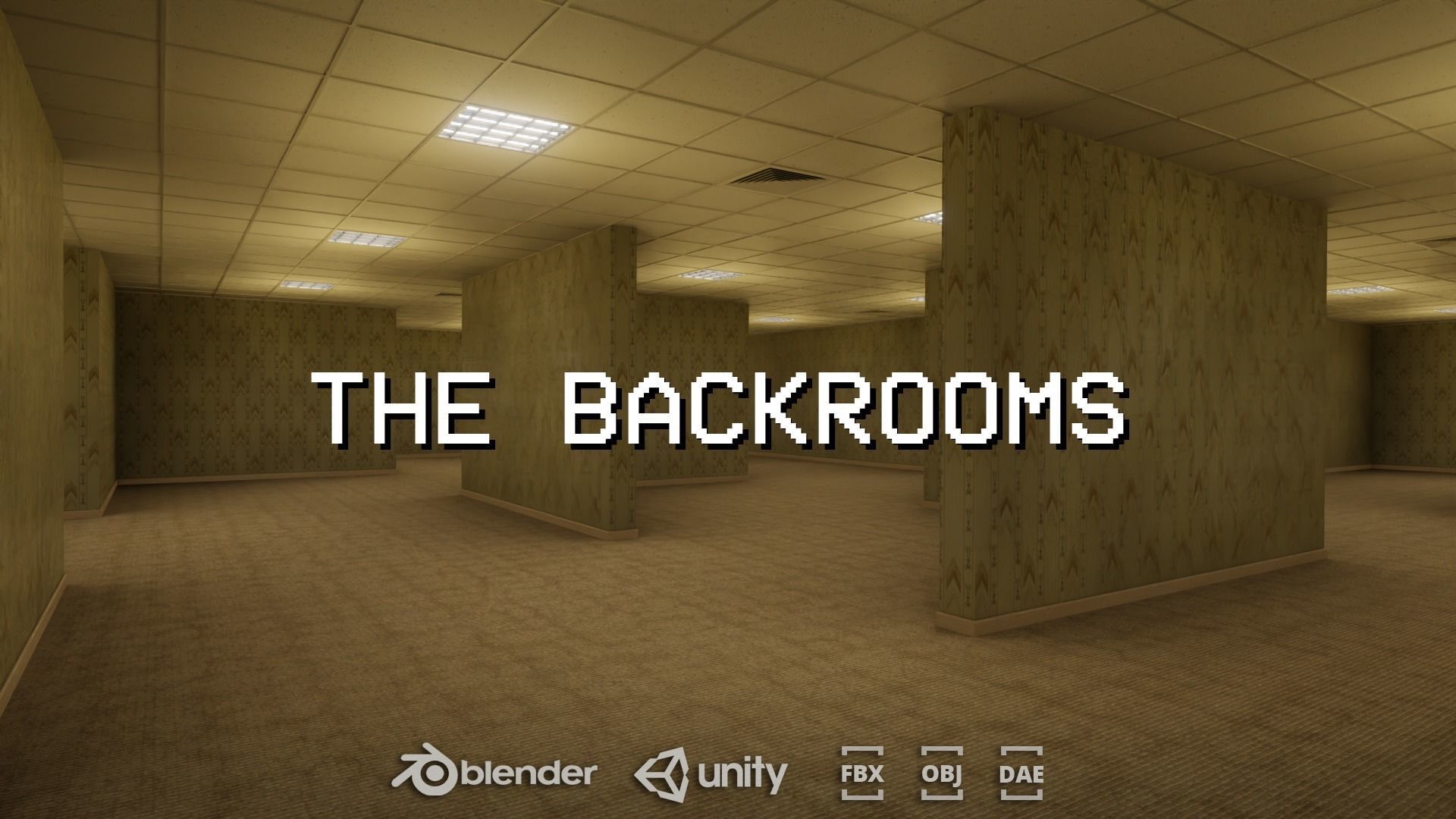 The Backrooms Maze 3D model | CGTrader