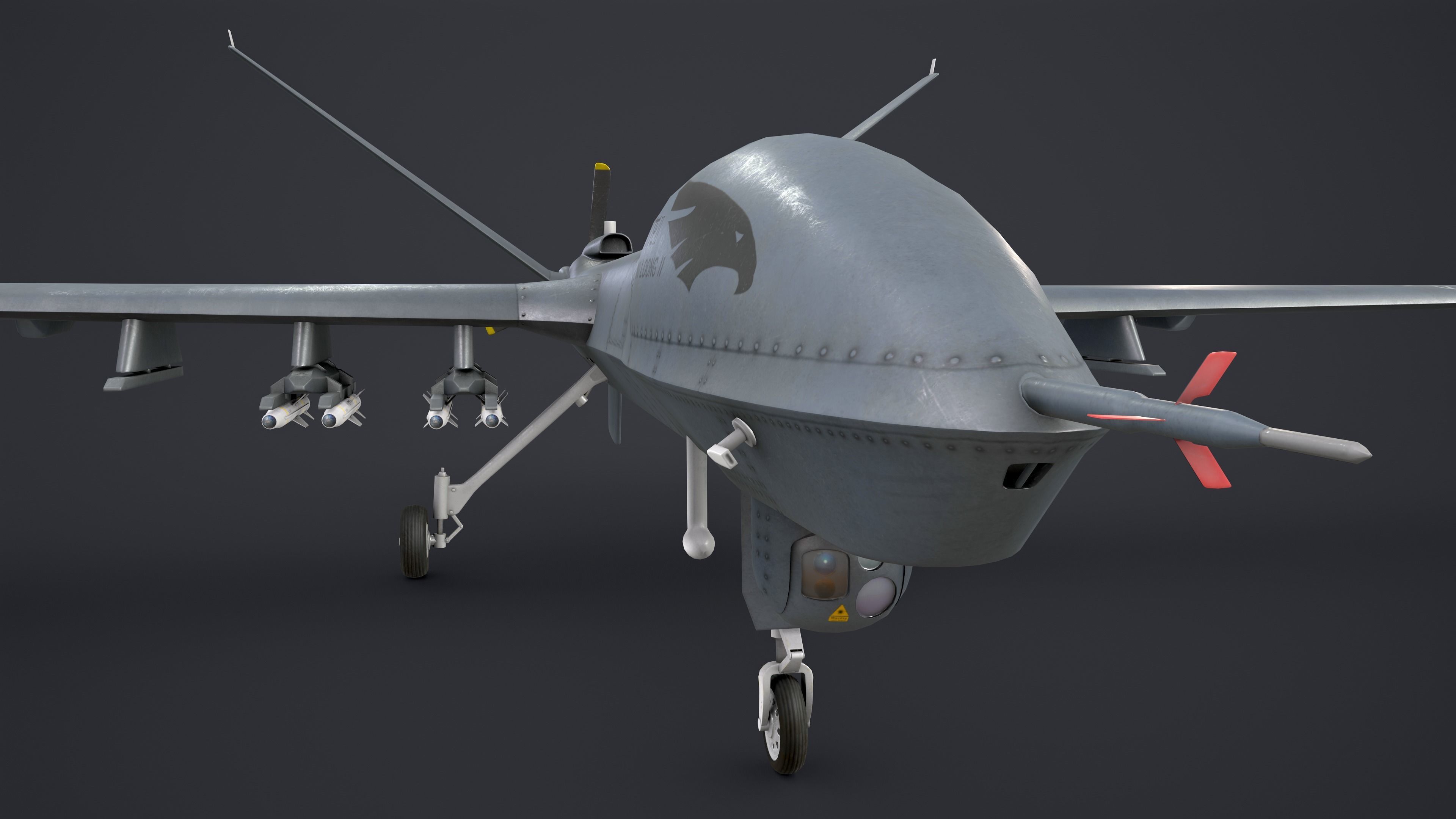 3D model WingLoong II UAV VR / AR / low-poly | CGTrader