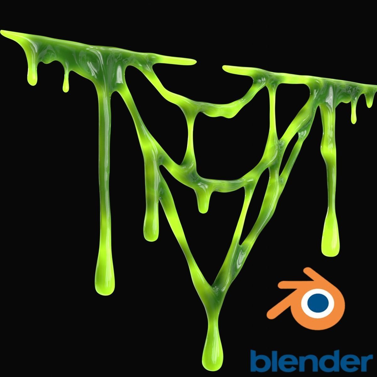 3D model Green Slime Collection VR / AR / low-poly | CGTrader