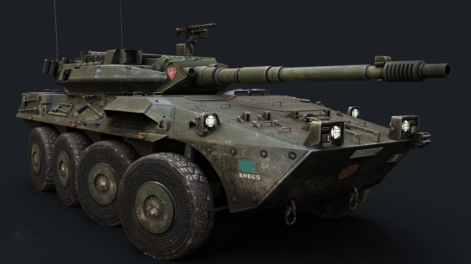 3D model Centauro B1 VR / AR / low-poly | CGTrader