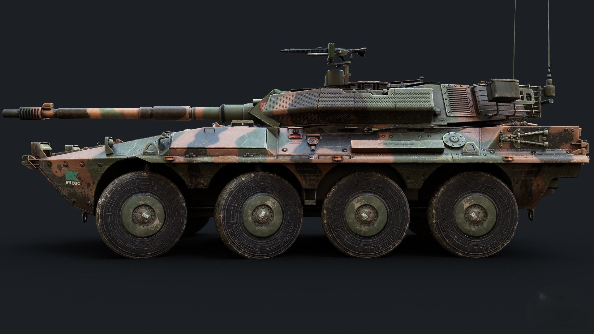 3D model Centauro B1 VR / AR / low-poly | CGTrader