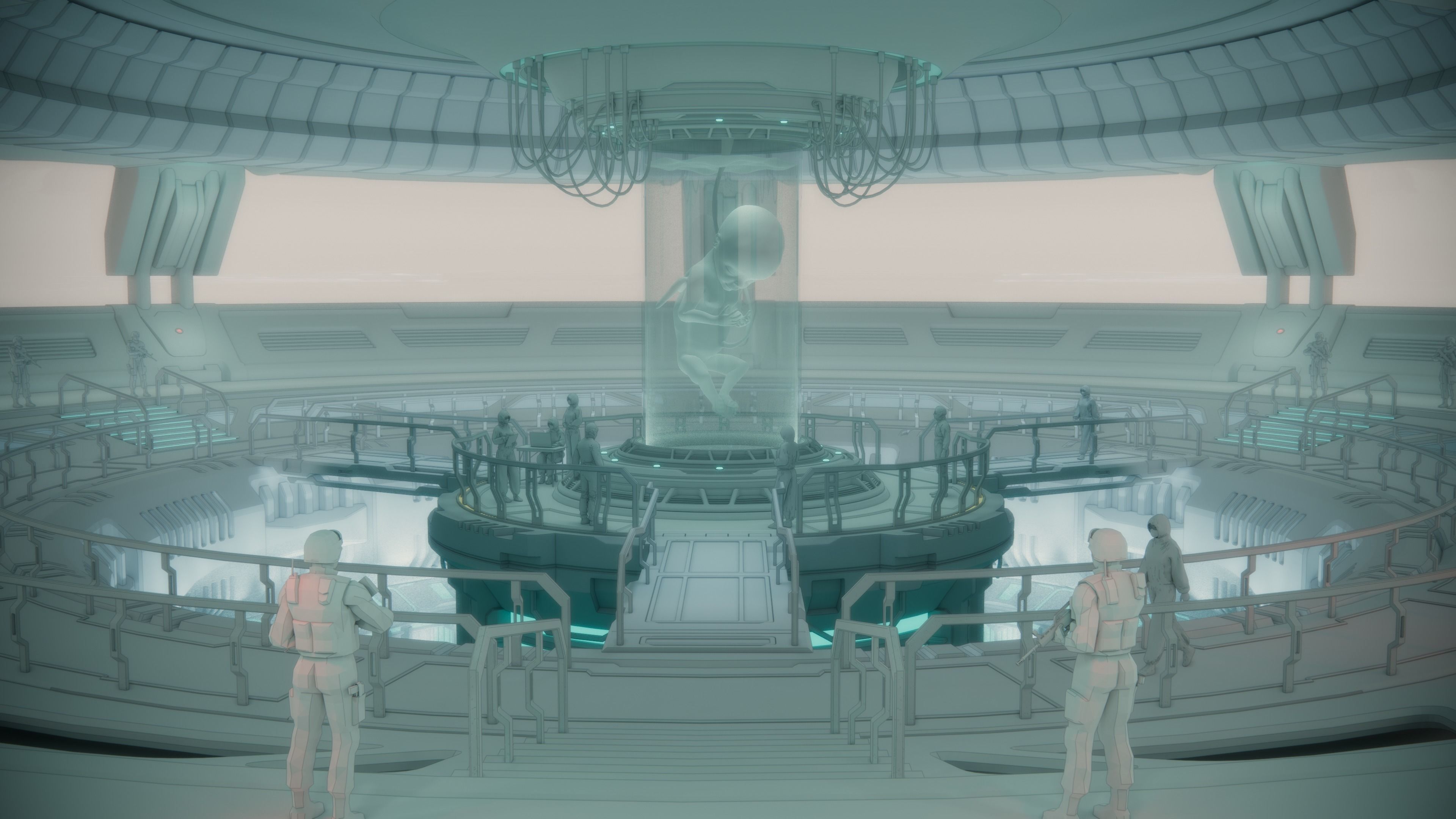 3D model Creating Angel Space Station VR / AR / low-poly | CGTrader