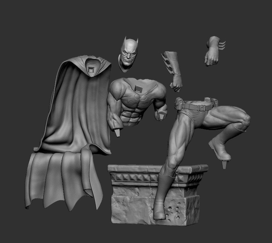 Batman 3D model 3D printable | CGTrader
