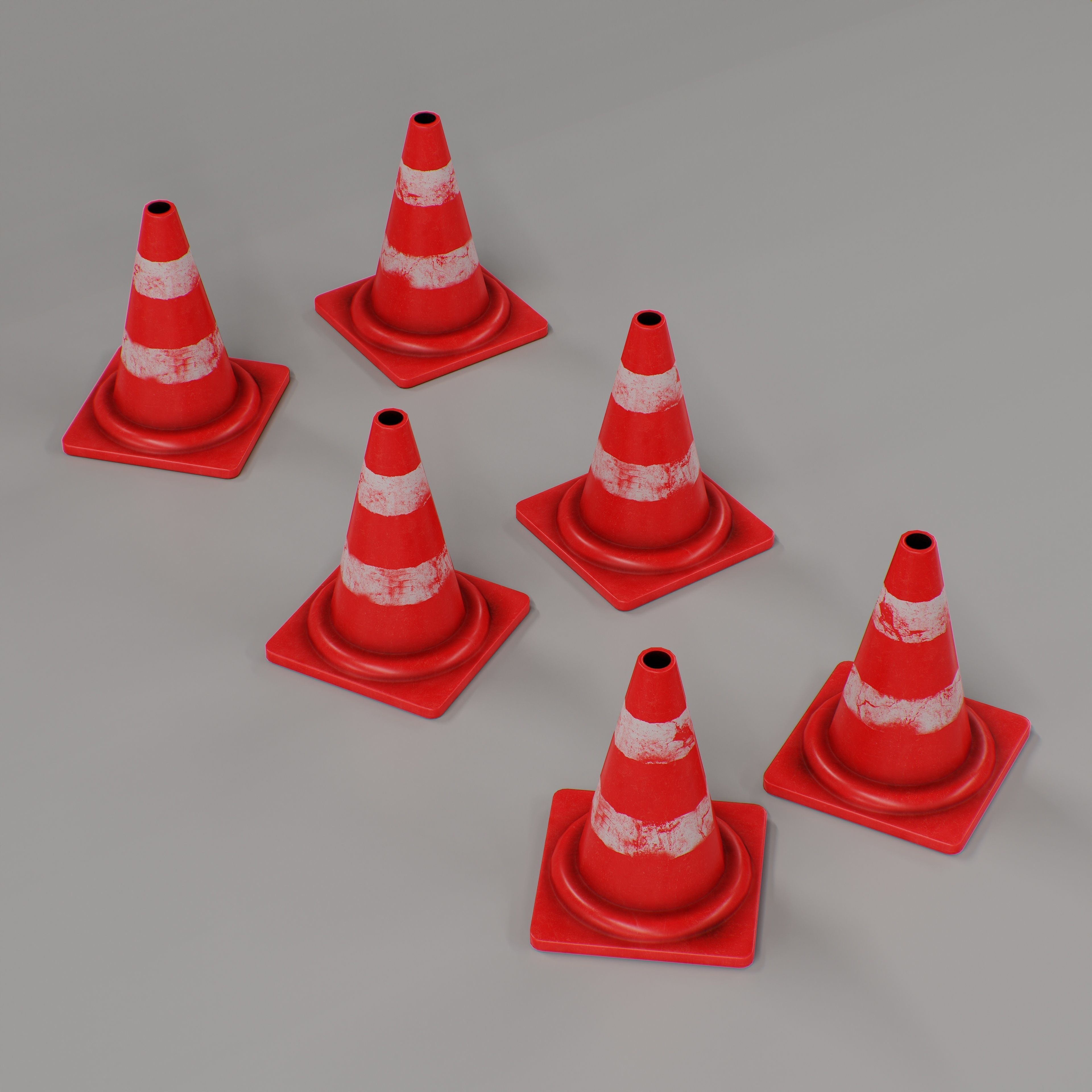Traffic Cone 315mm FREE 3D Model free VR / AR / low-poly 3D model ...