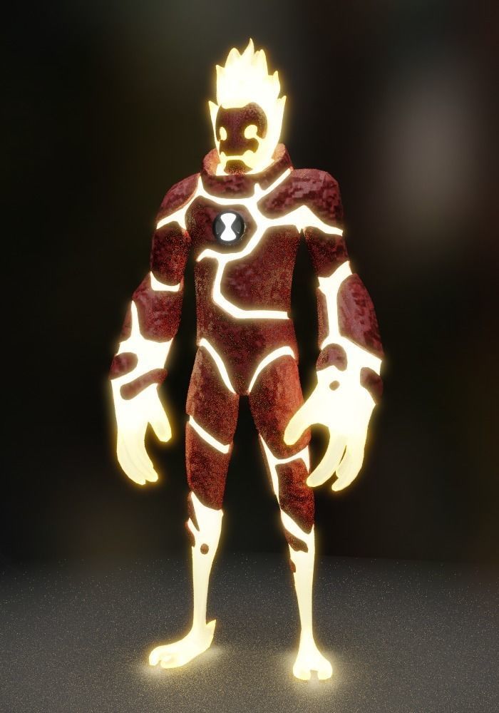 3D model HeatBlast from Ben10 VR / AR / low-poly | CGTrader