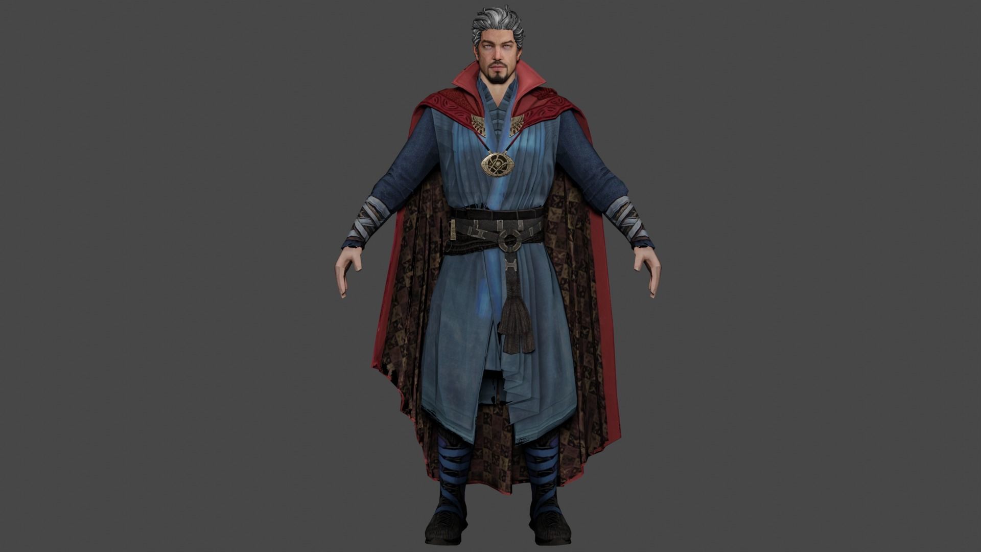 Dr Strange 3D Model 3D model rigged | CGTrader