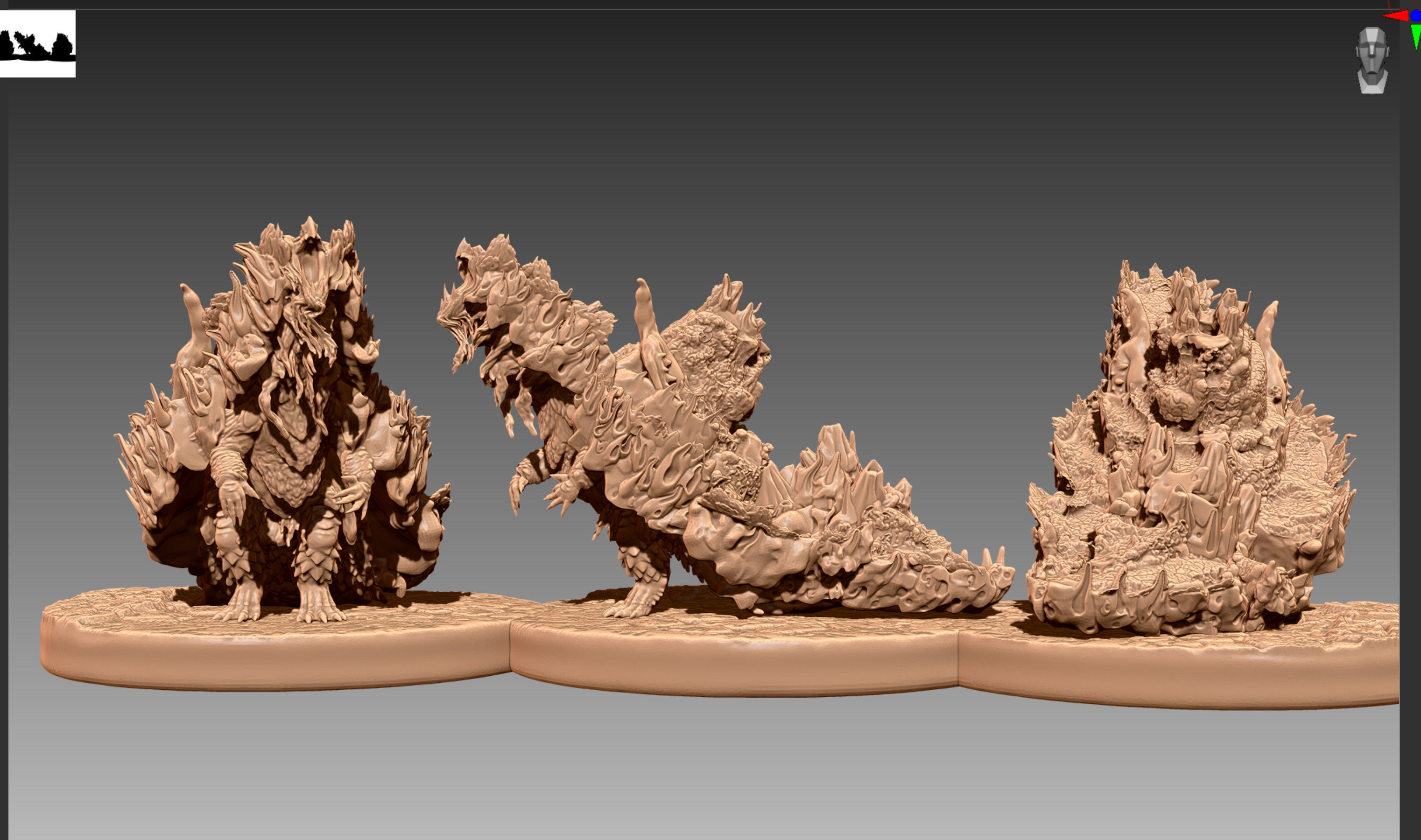 Monster Hunter Zorah Magdaros OBJ and STL 3D model 3D printable | CGTrader