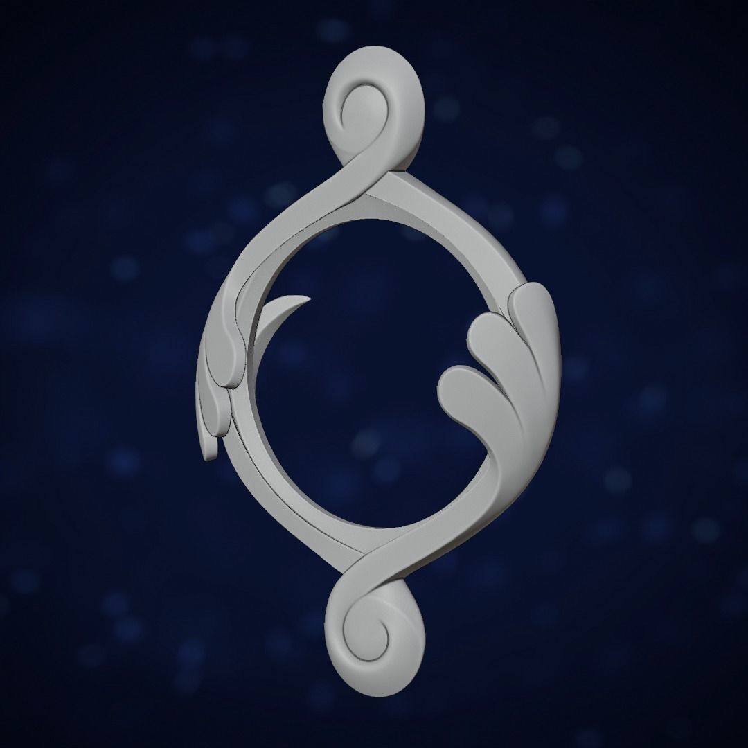 Fontaine Ousia Vision from Genshin Impact Printable STL Files 3D model ...