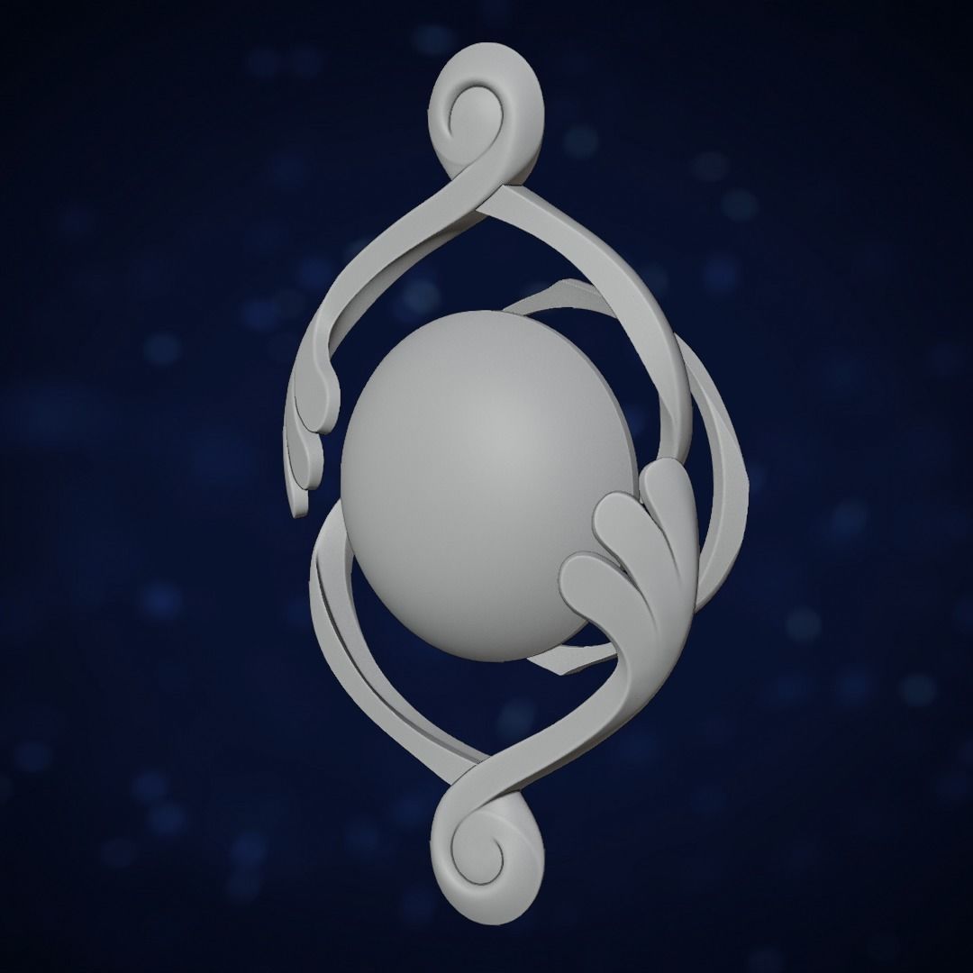 Fontaine Ousia Vision from Genshin Impact Printable STL Files 3D model ...