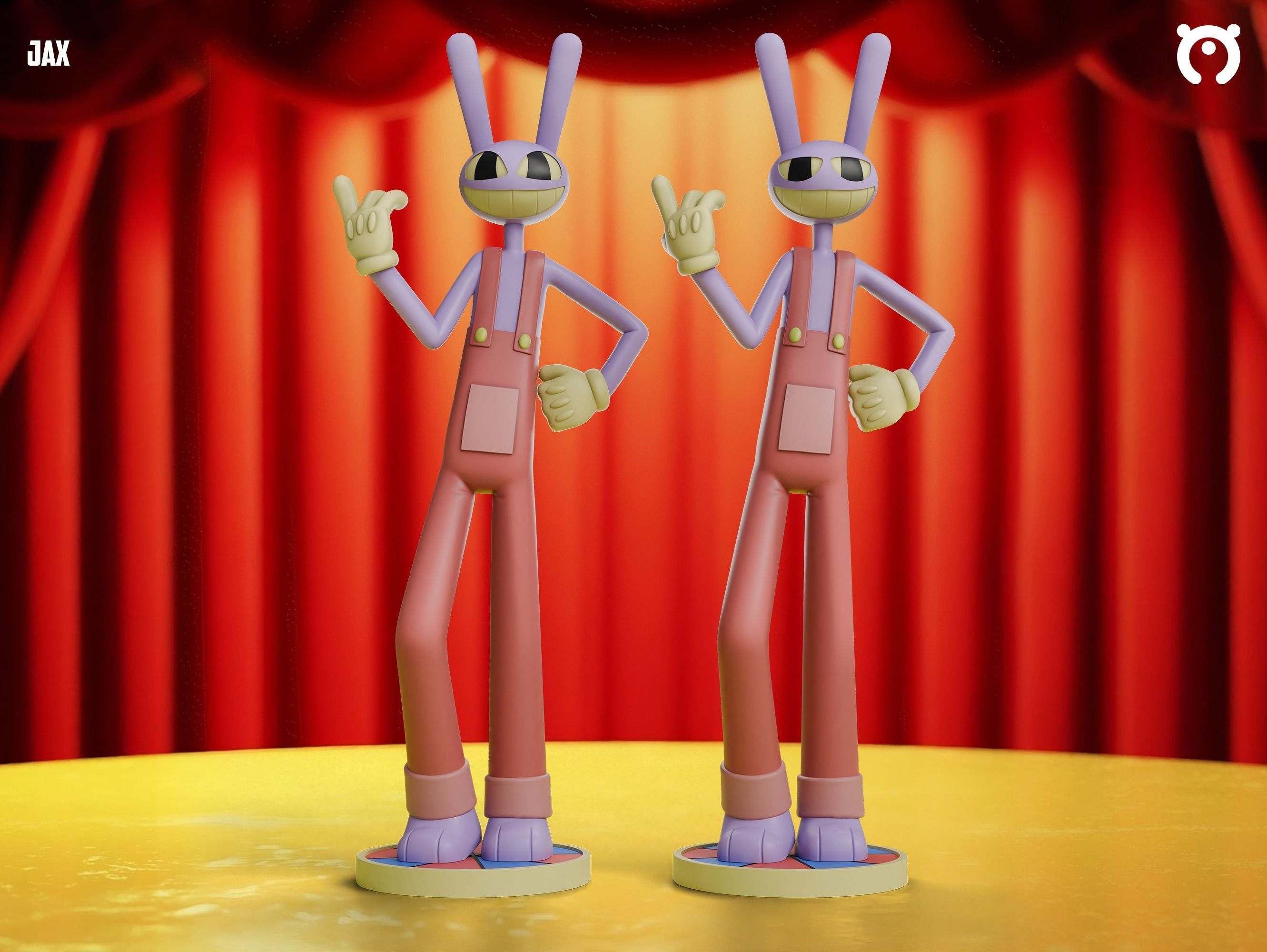 Jax - The amazing digital circus 3D model 3D printable | CGTrader