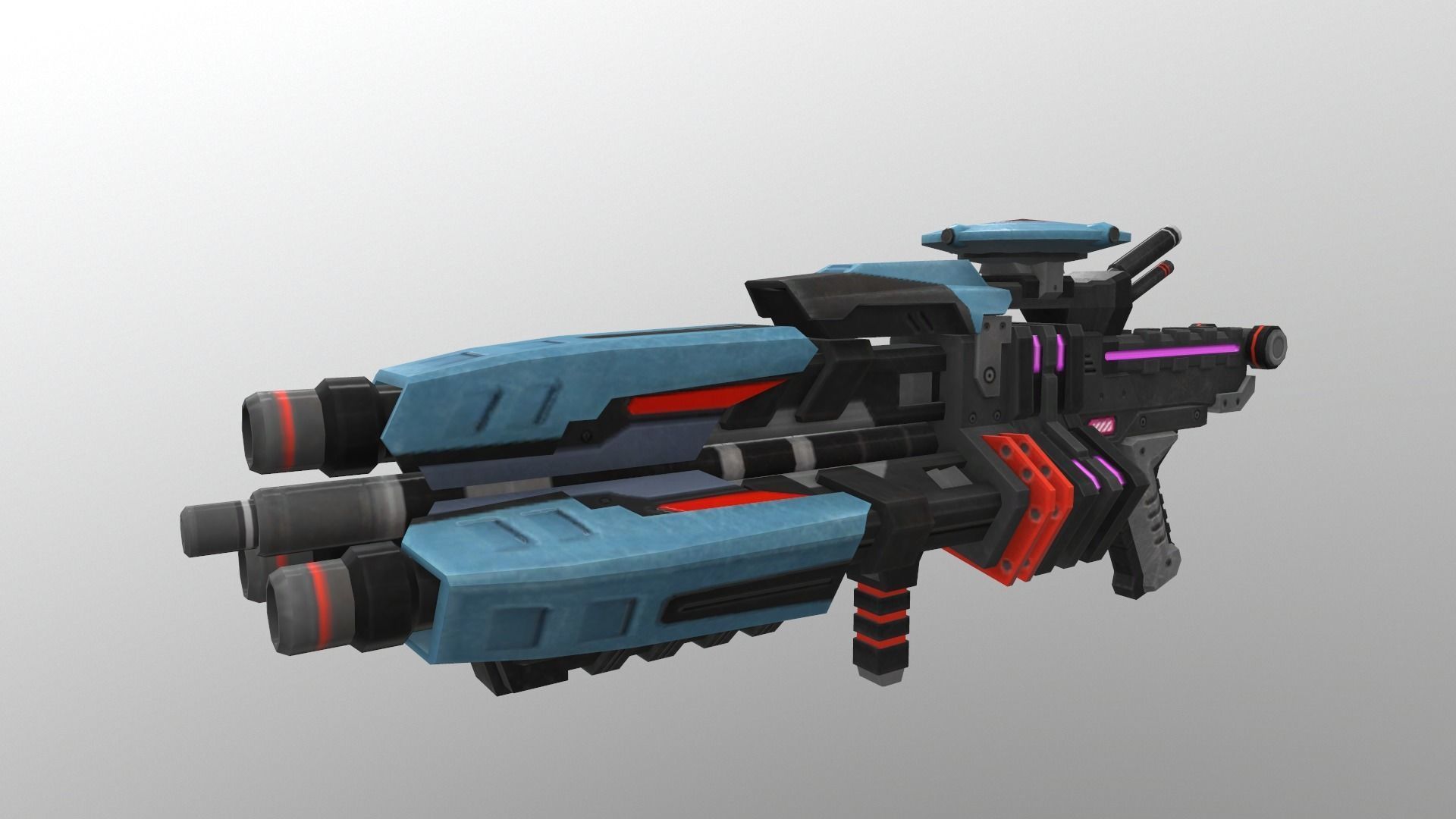 3D model Funnel Gun Level 2 VR / AR / low-poly | CGTrader