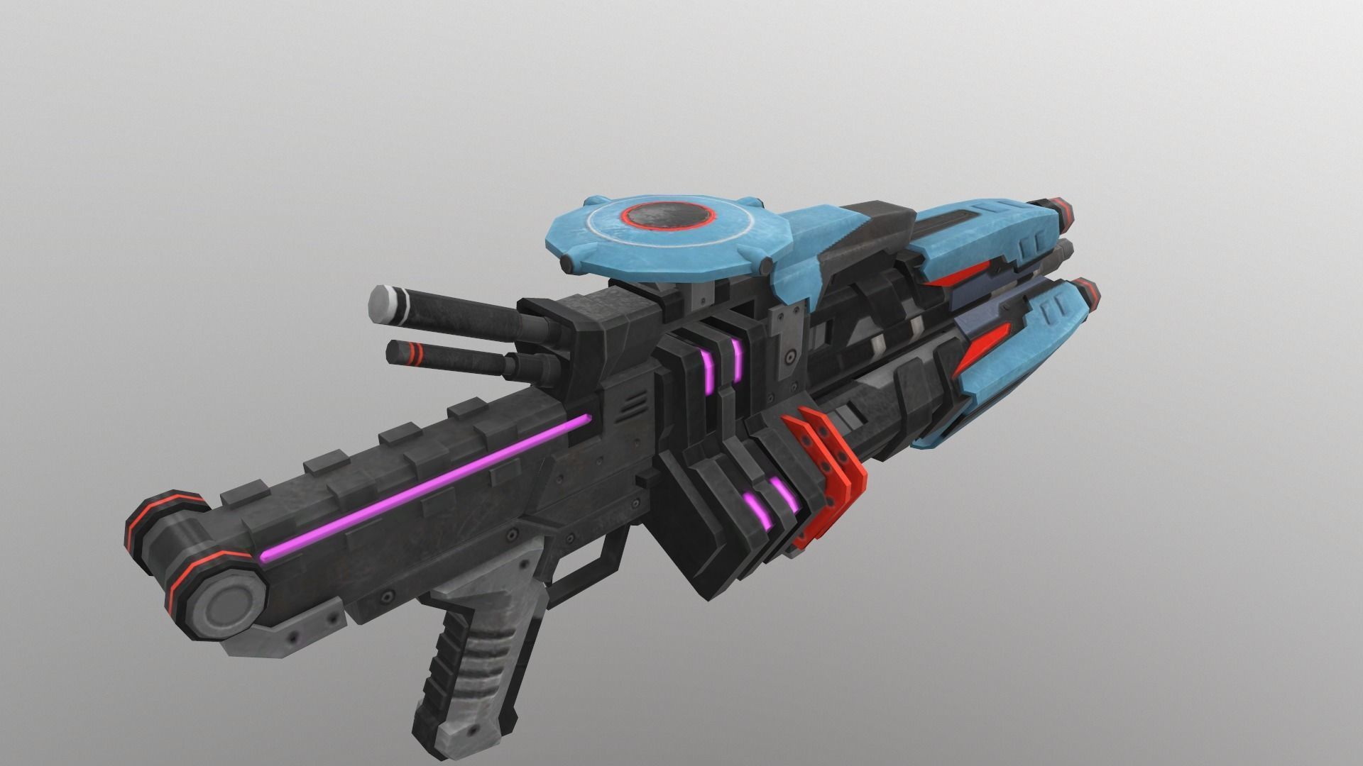 3D model Funnel Gun Level 2 VR / AR / low-poly | CGTrader