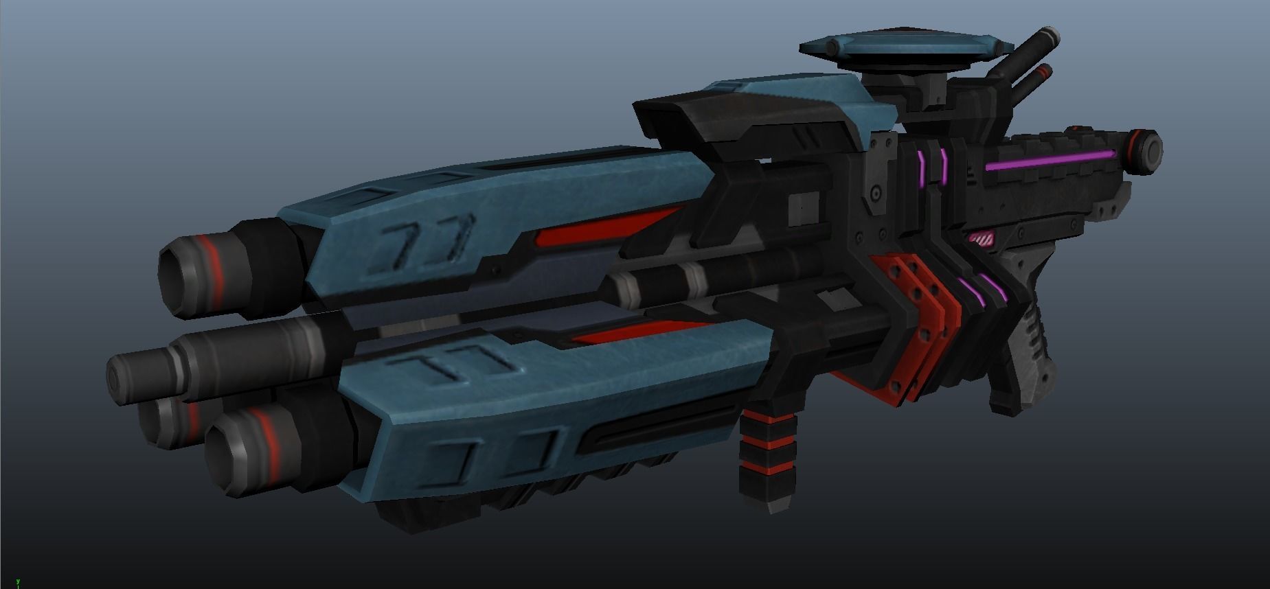 3D model Funnel Gun Level 2 VR / AR / low-poly | CGTrader