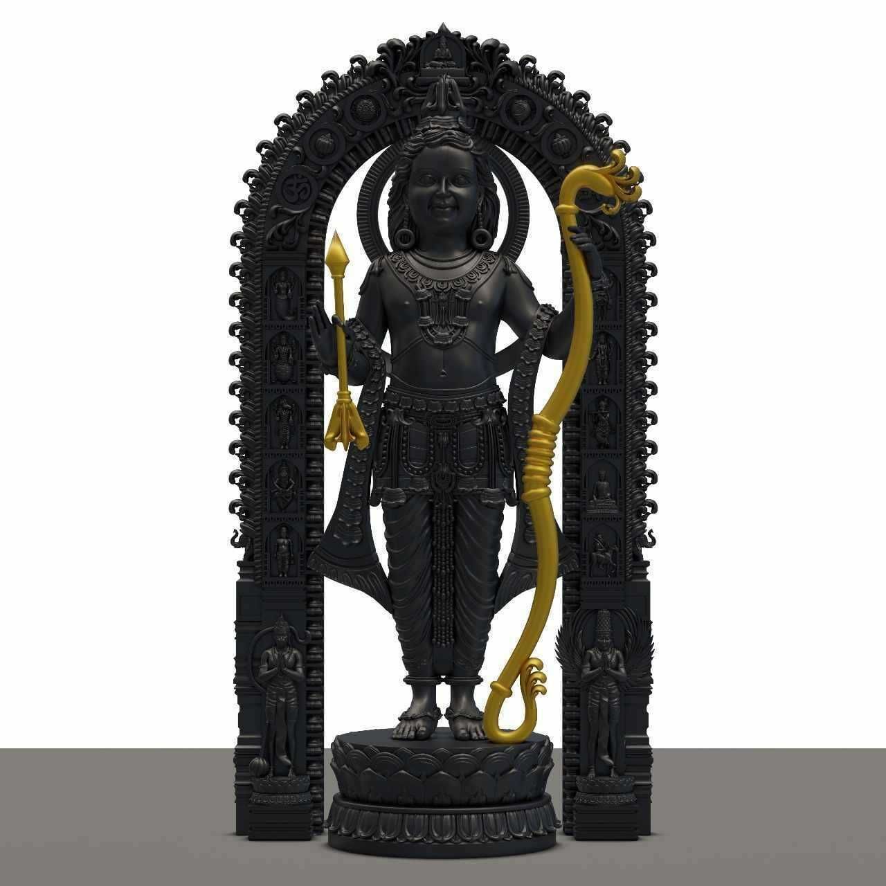 RAM LALLA STL 3D MODEL 4K QUALITY ORIGINAL WITH BASE FILE 3D model ...