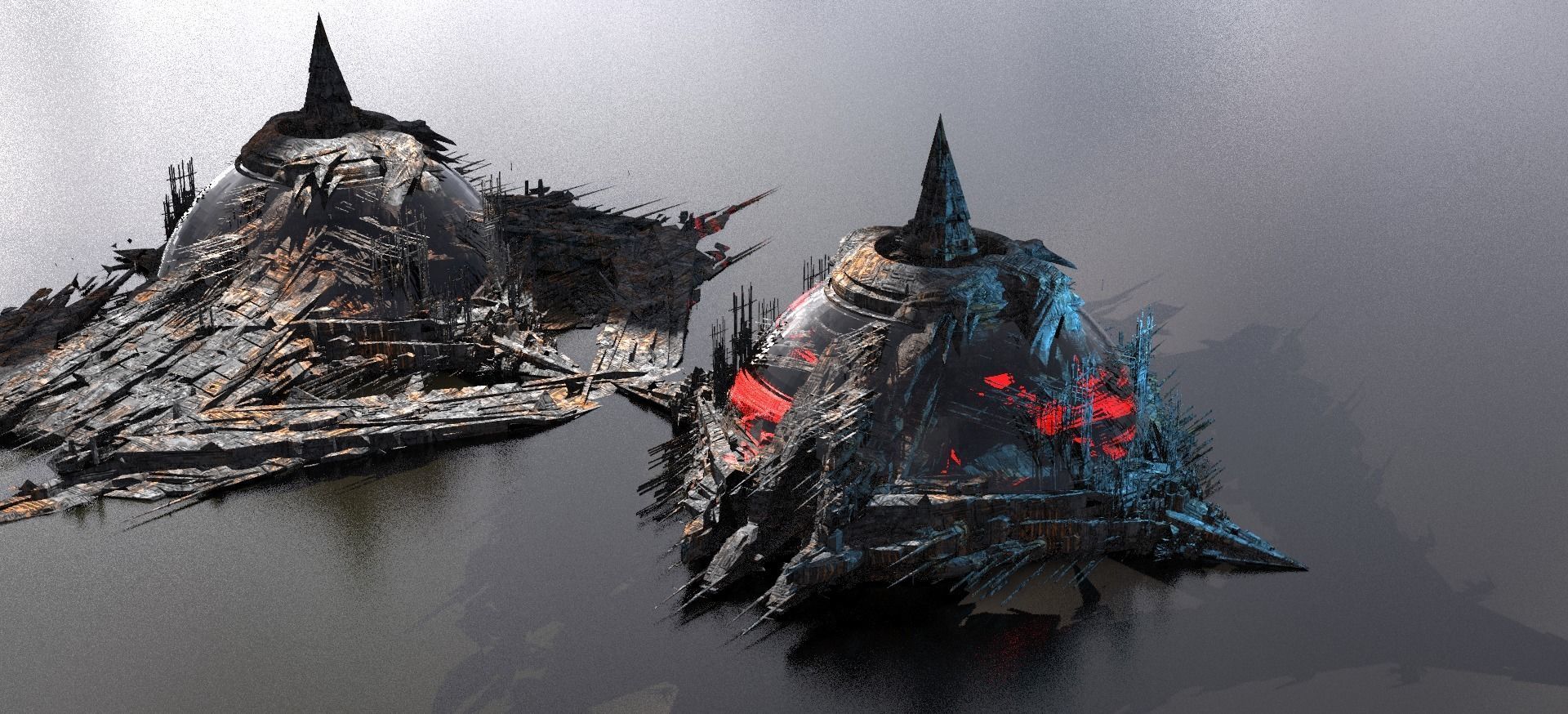 Locust Hive facility Chambers 3D model | CGTrader