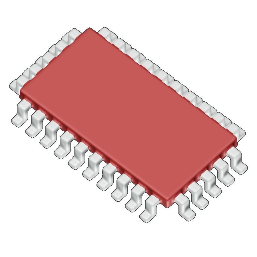 Cartoon Microchip 3D model | CGTrader