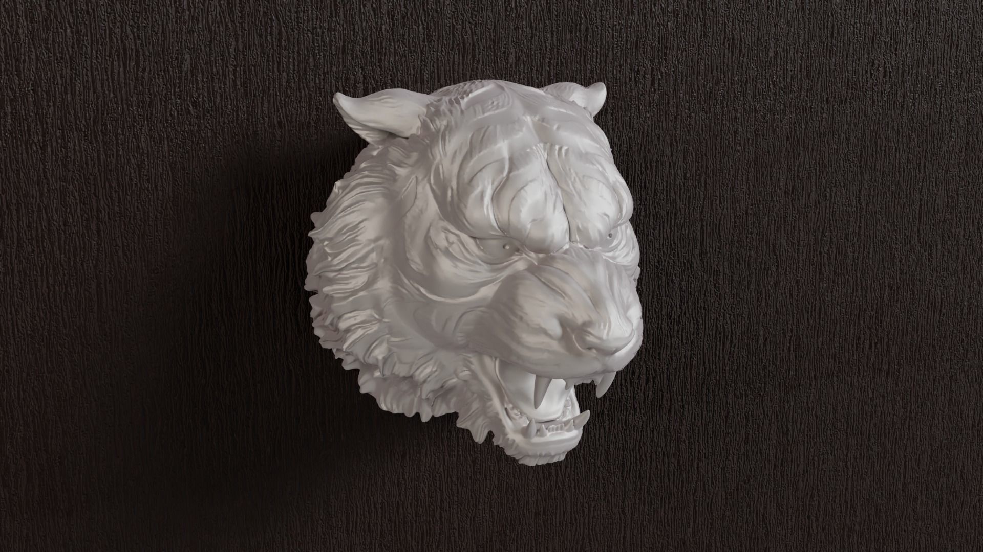 Tiger Face - 3D Printable 3D model 3D printable | CGTrader