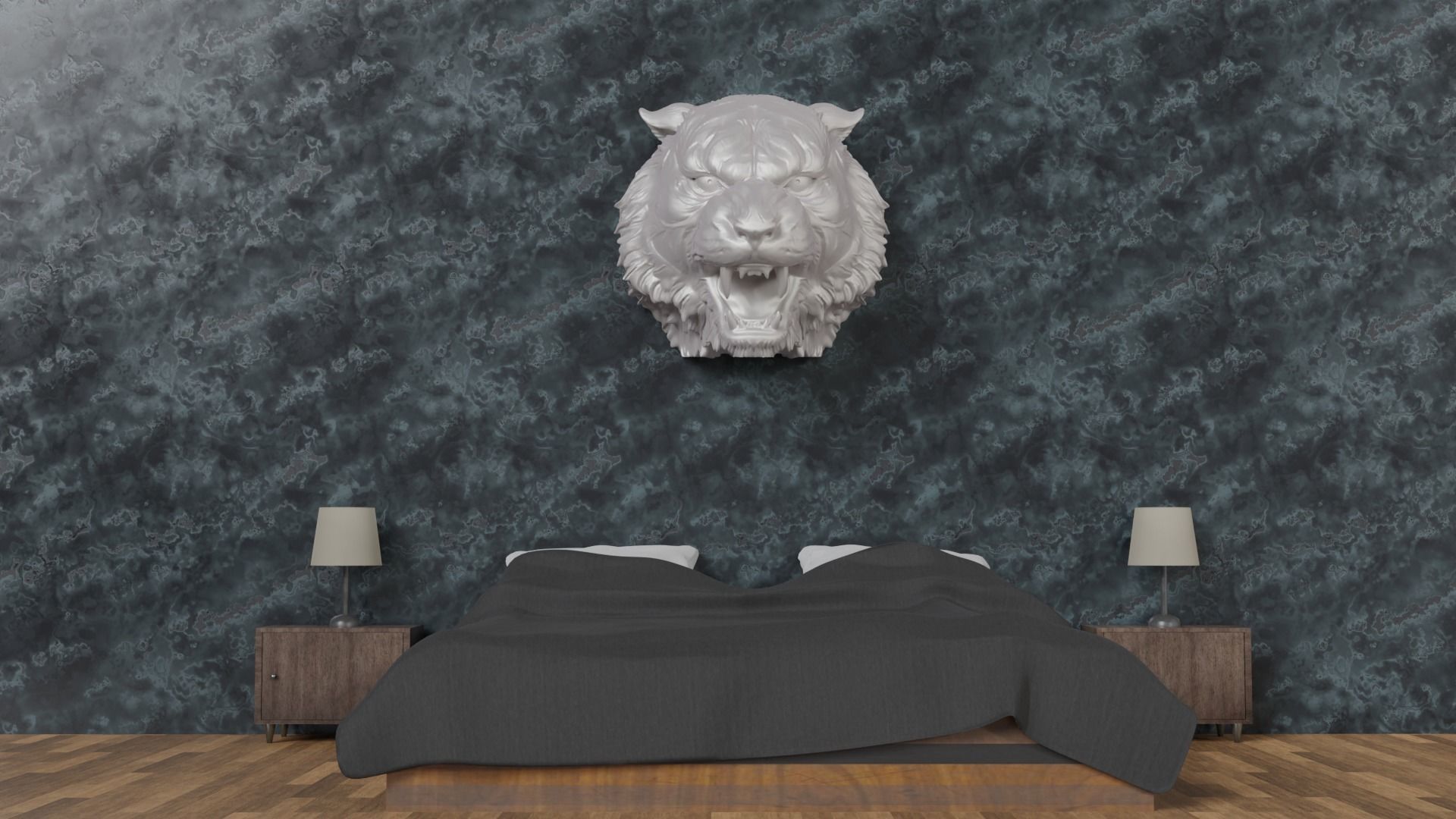 Tiger Face - 3D Printable 3D model 3D printable | CGTrader