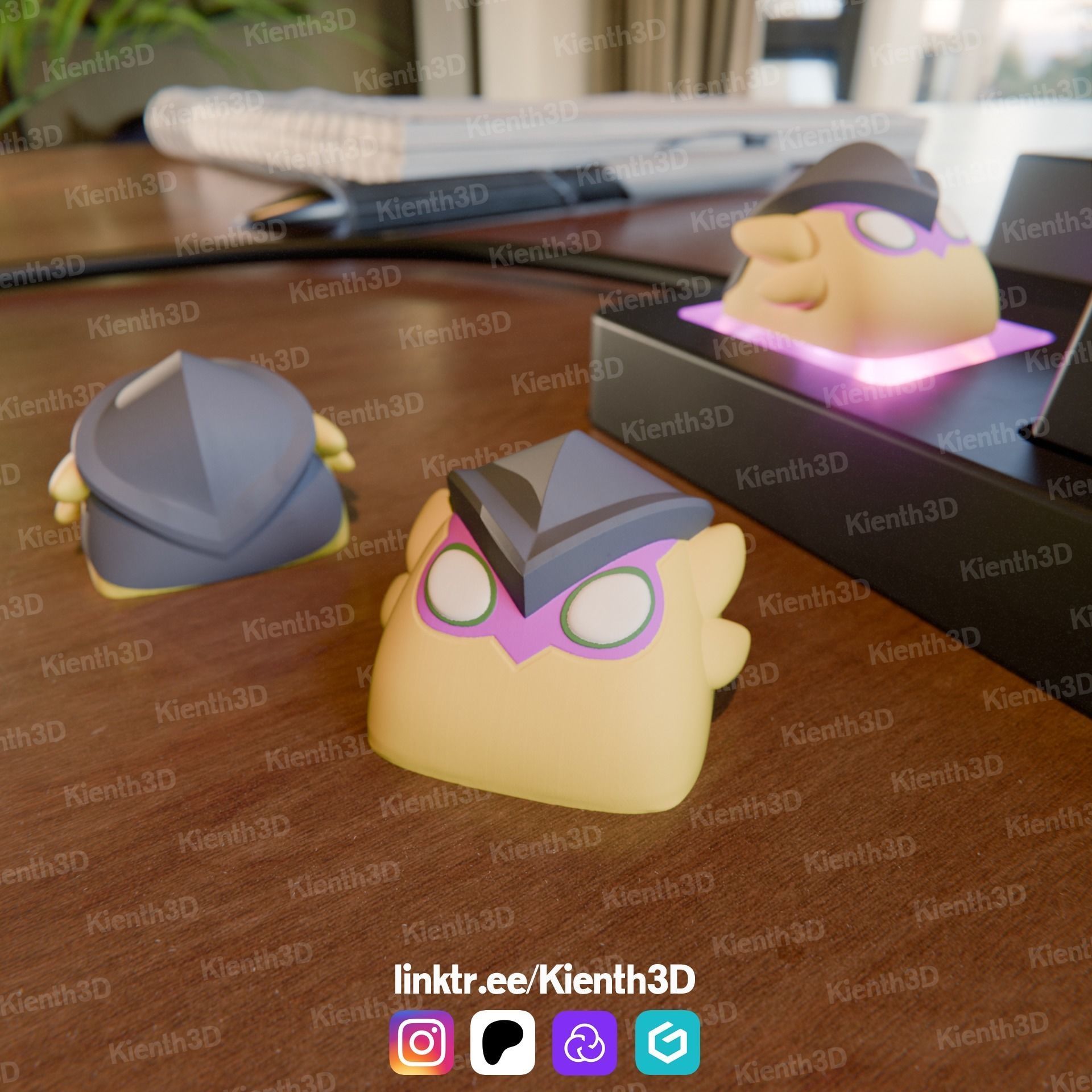 Wingman Valorant Keycap 3D model 3D printable | CGTrader