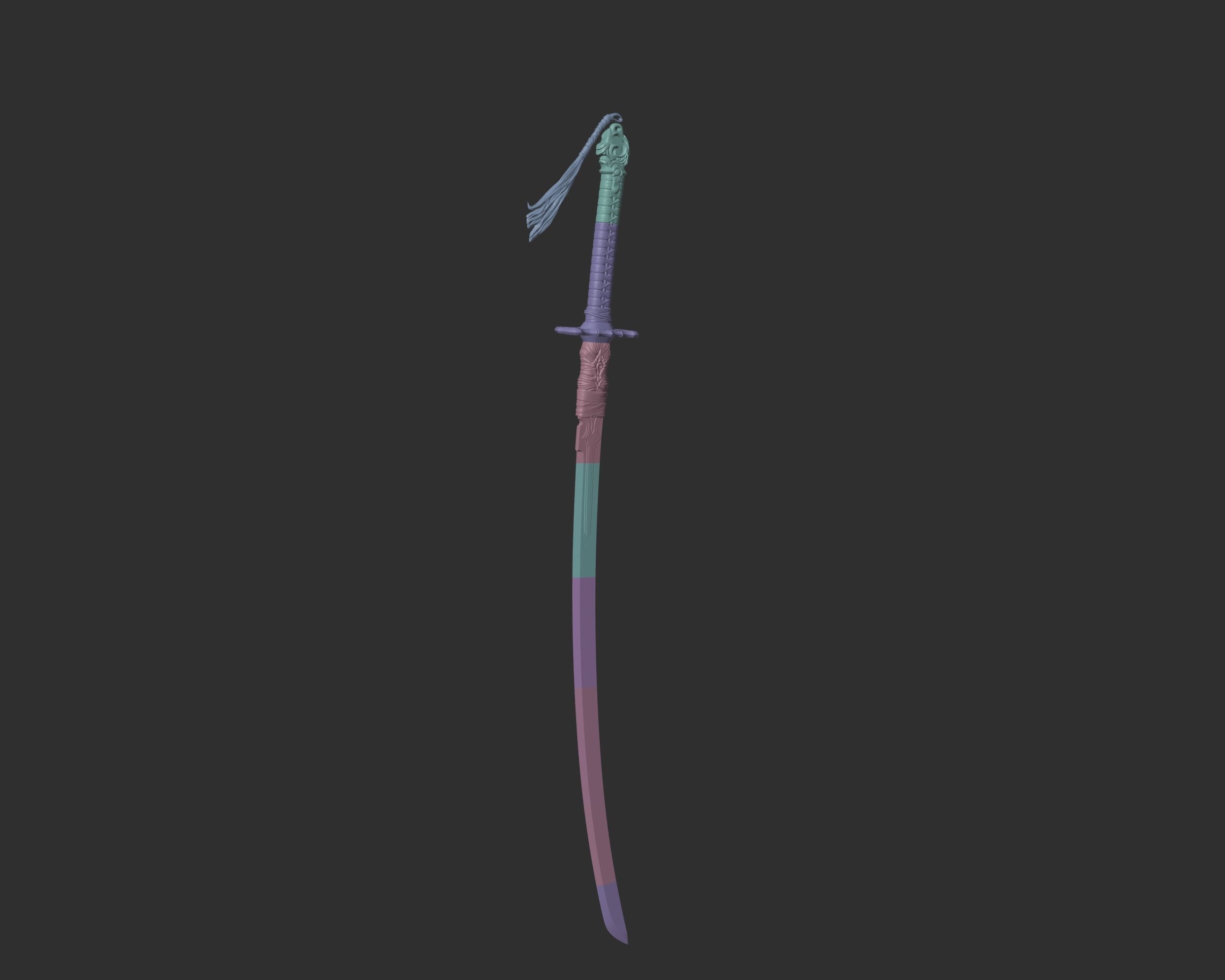 virtuous contract sword 3D model 3D printable | CGTrader