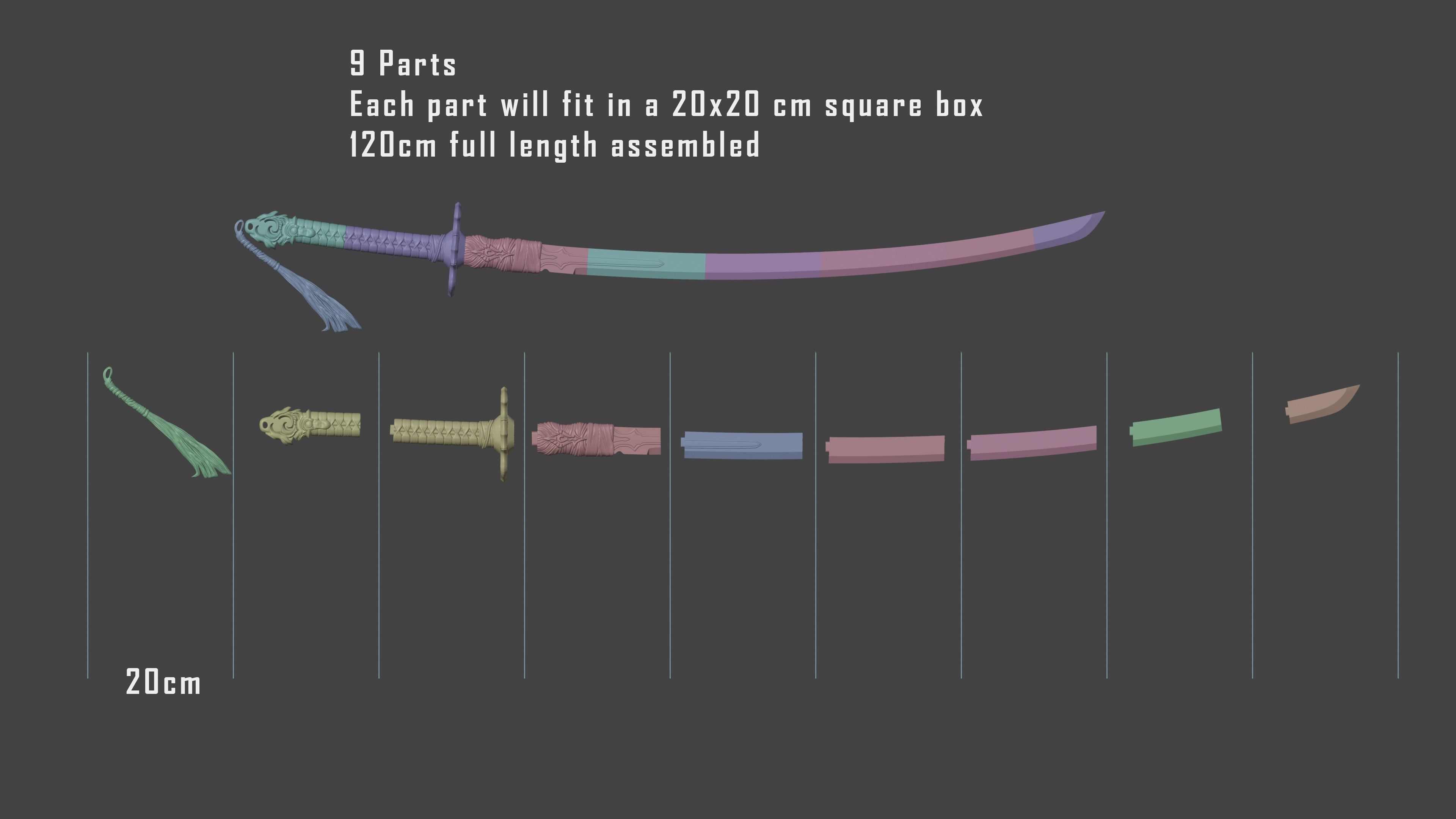 virtuous contract sword 3D model 3D printable | CGTrader