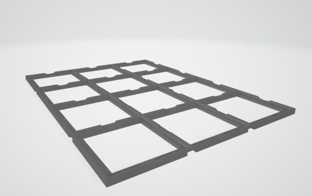 Carcassonne plate 3x4 3D model 3D printable | CGTrader