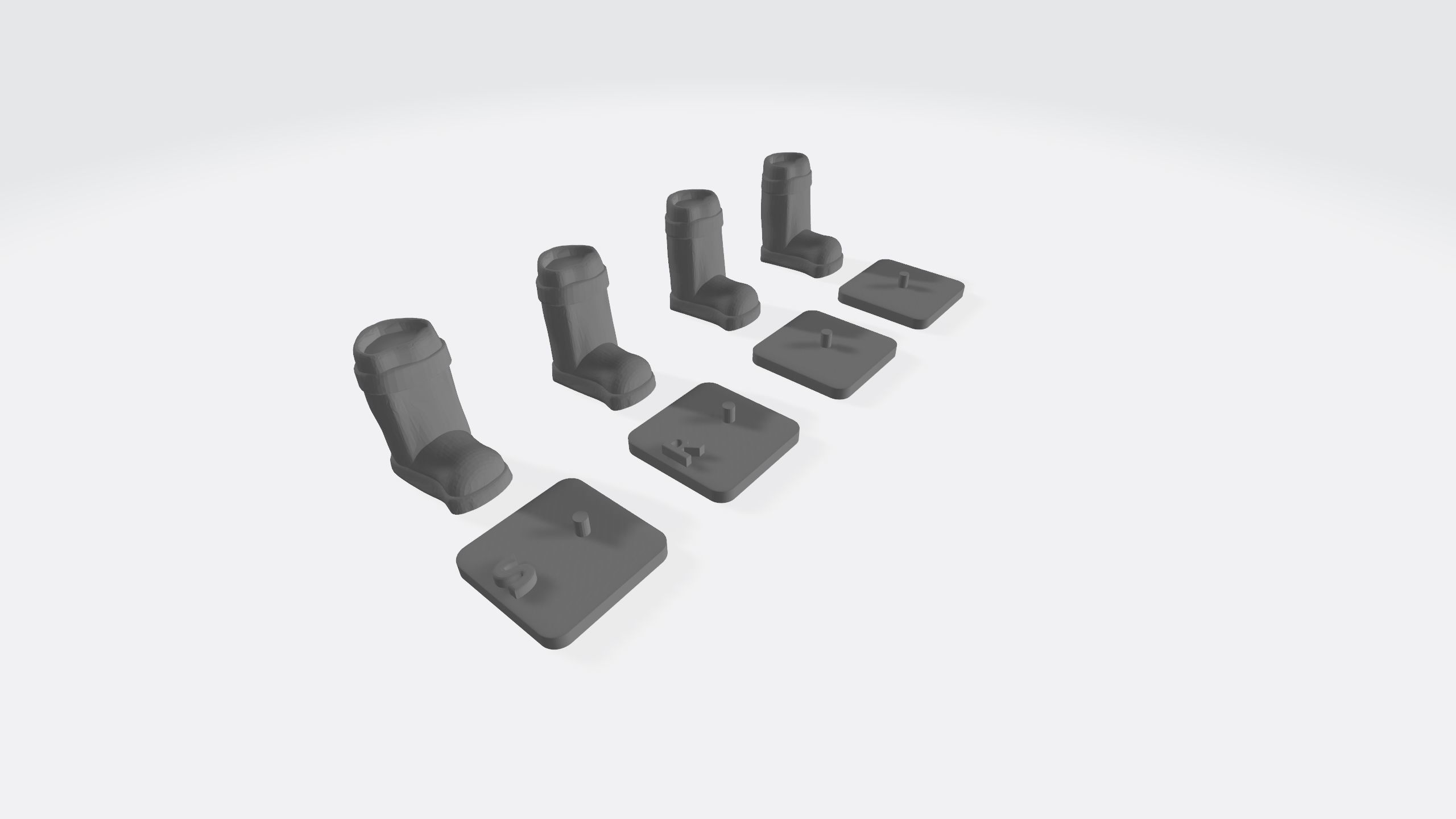 ROOT board game items 3D model 3D printable | CGTrader