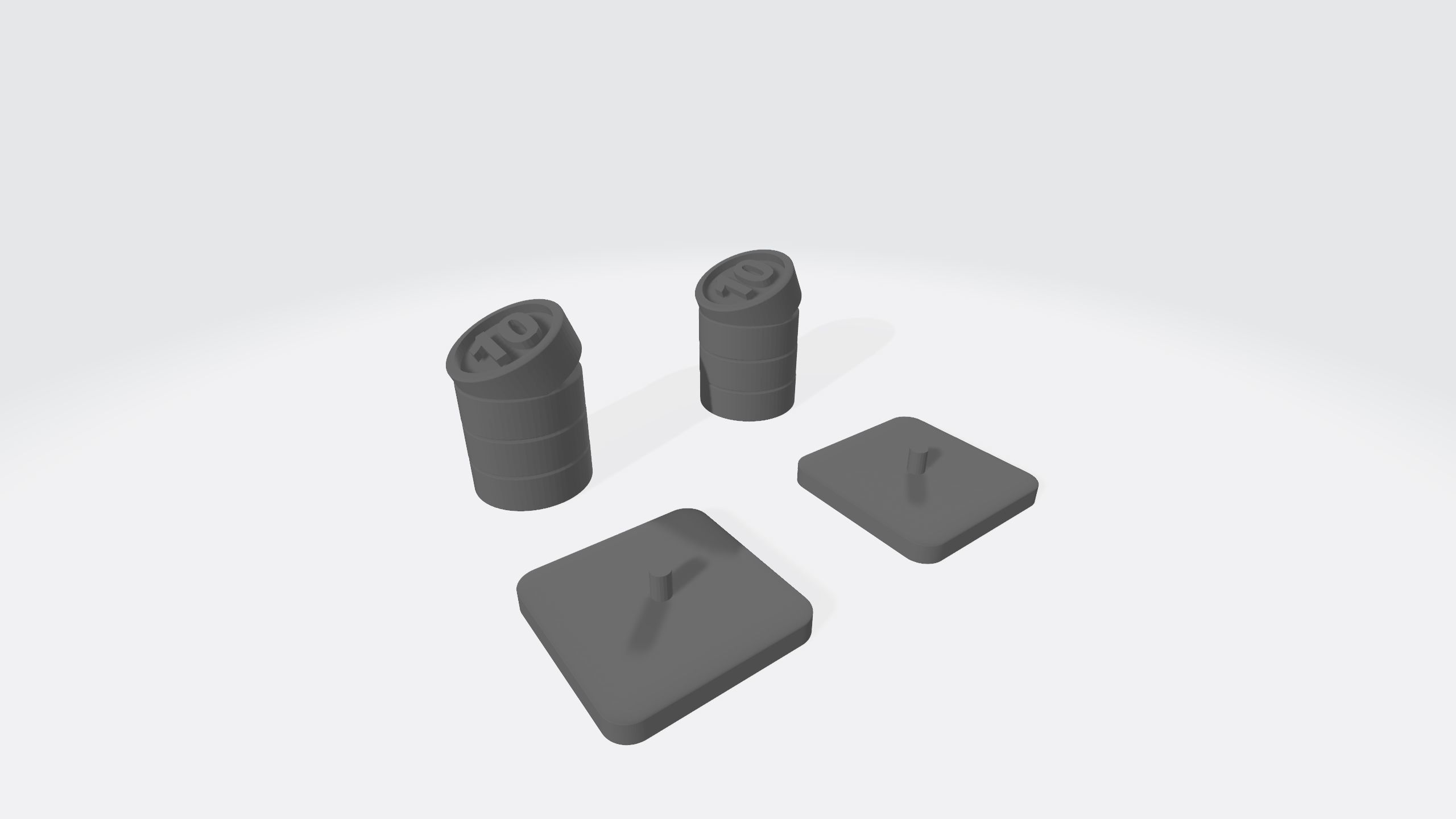 ROOT board game items 3D model 3D printable | CGTrader