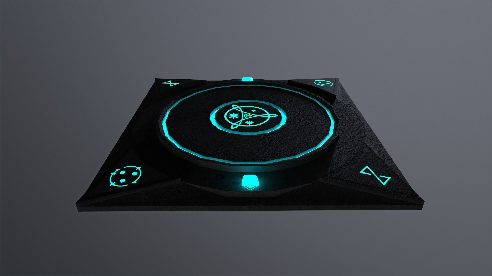 3D model Teleport Platform for RPG low VR / AR / low-poly | CGTrader