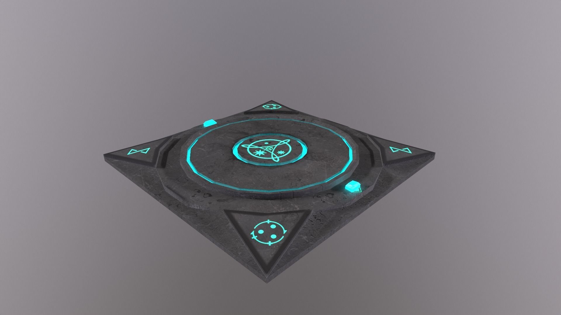 3D model Teleport Platform for RPG low VR / AR / low-poly | CGTrader